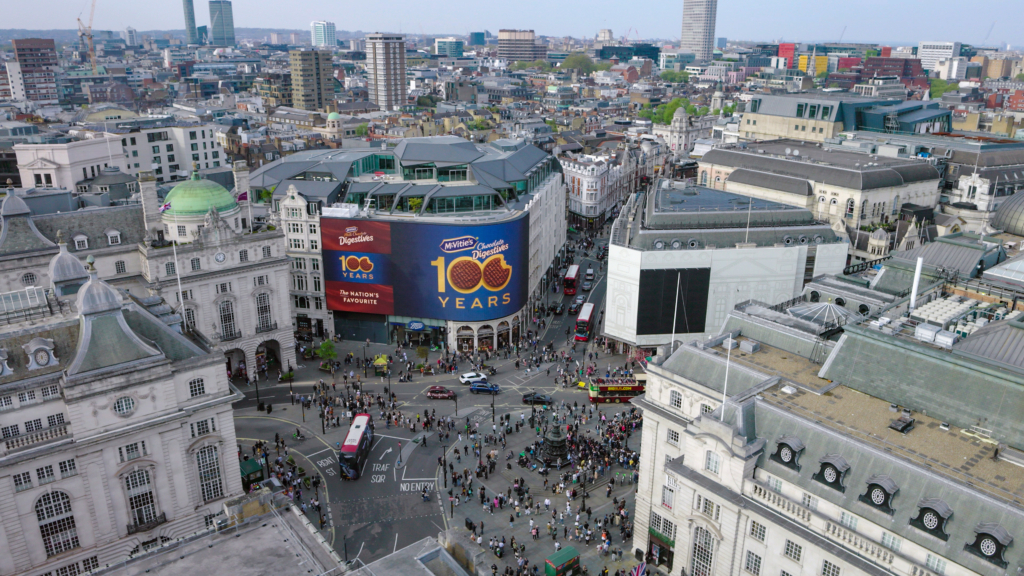 McVitie's celebrates the mighty chocolate digestive with tasty DOOH ...