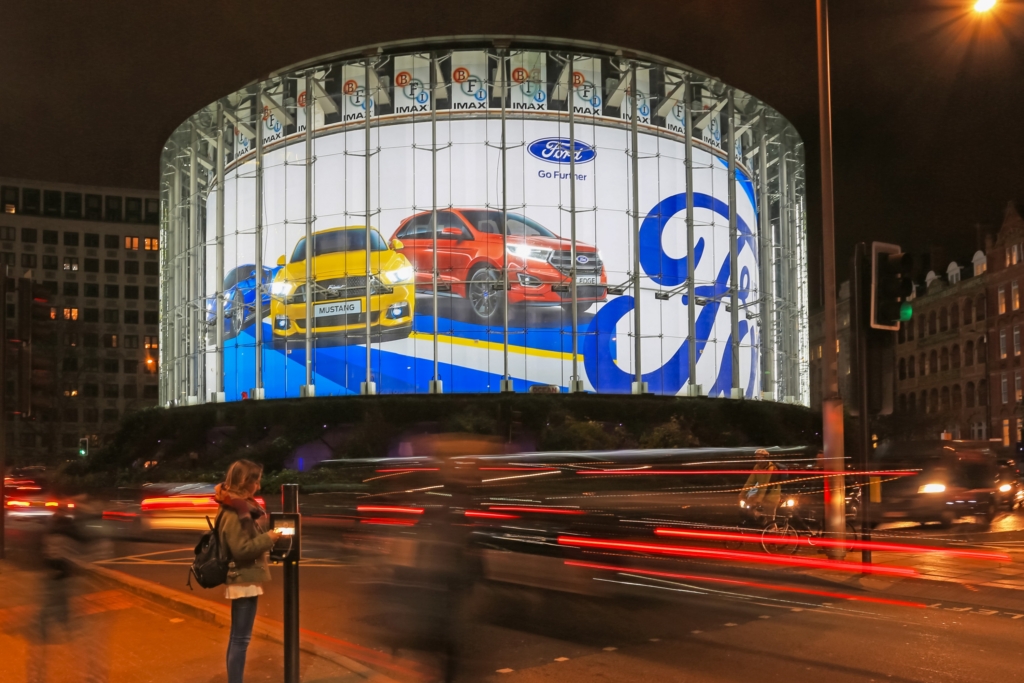 Ford and Ocean Light Up Impressive IMAX Creative Capability - Ocean Outdoor